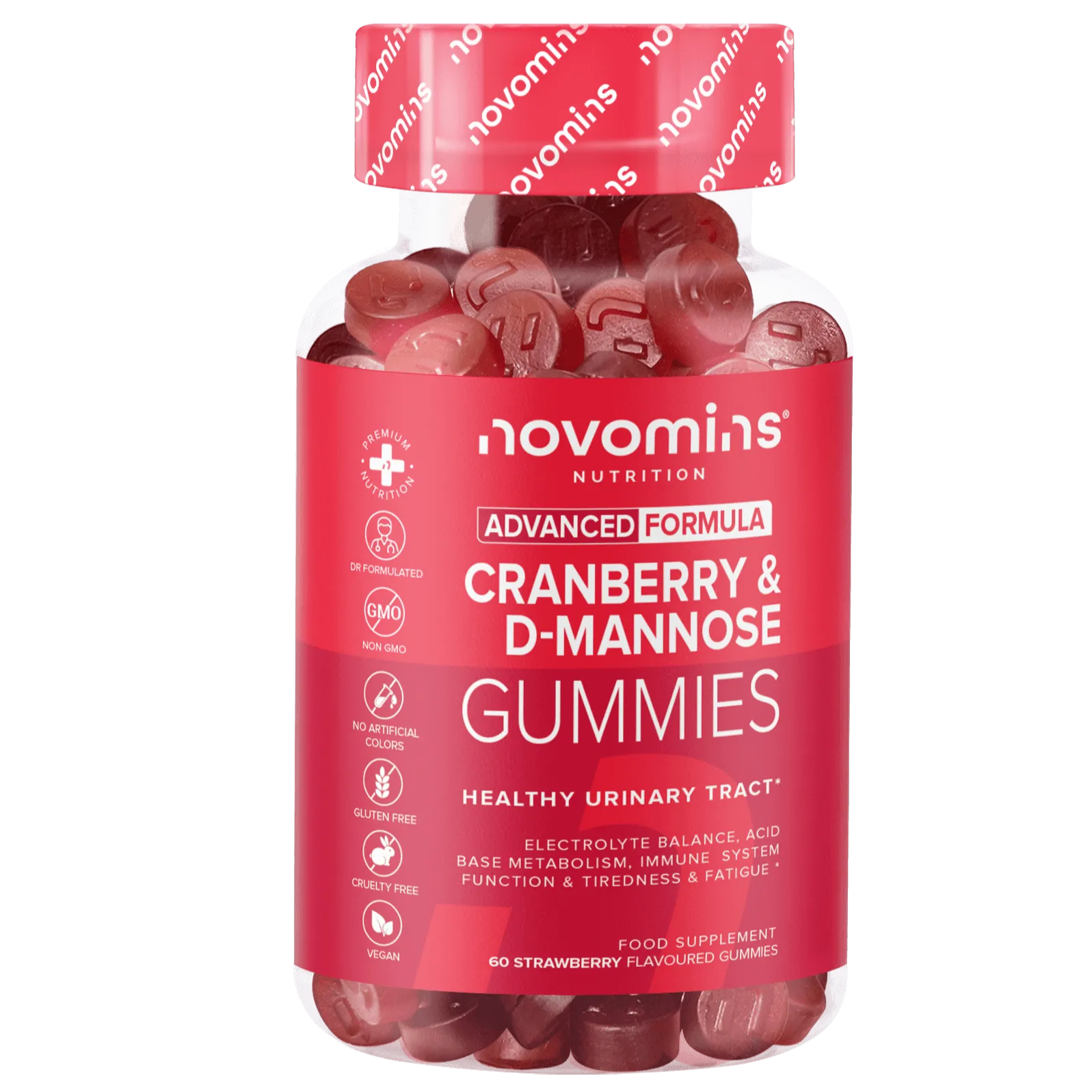 Cranberry + D Mannose Gummies | Urinary Tract Health | UT Support | 60 ...