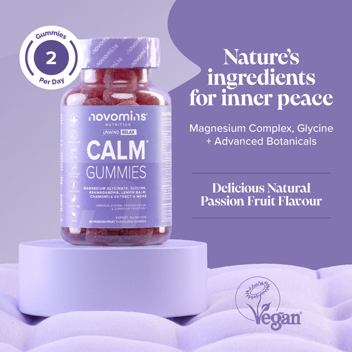 Calm Gummies | Magnesium Glycinate | Restore Mood & Calm | Novomins ...