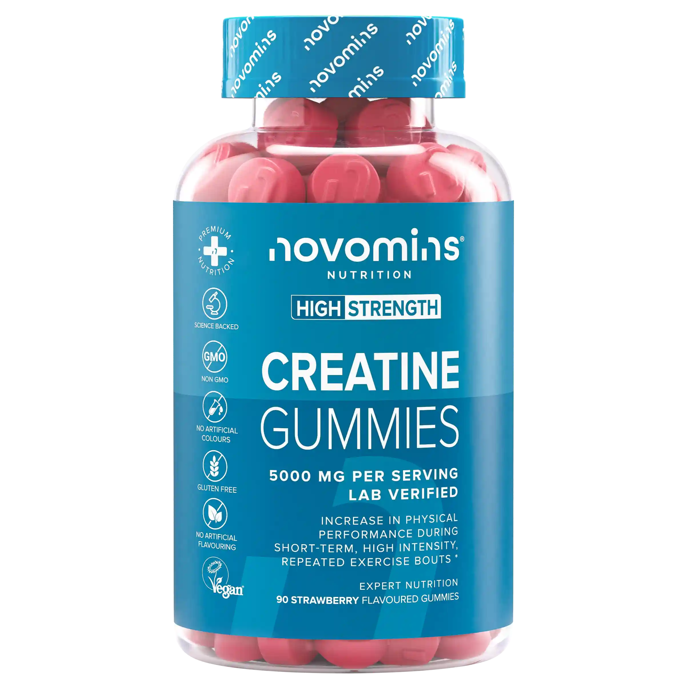 Creatine Gummies | 5000mg Serving | 3rd Party Tested | Science Backed ...