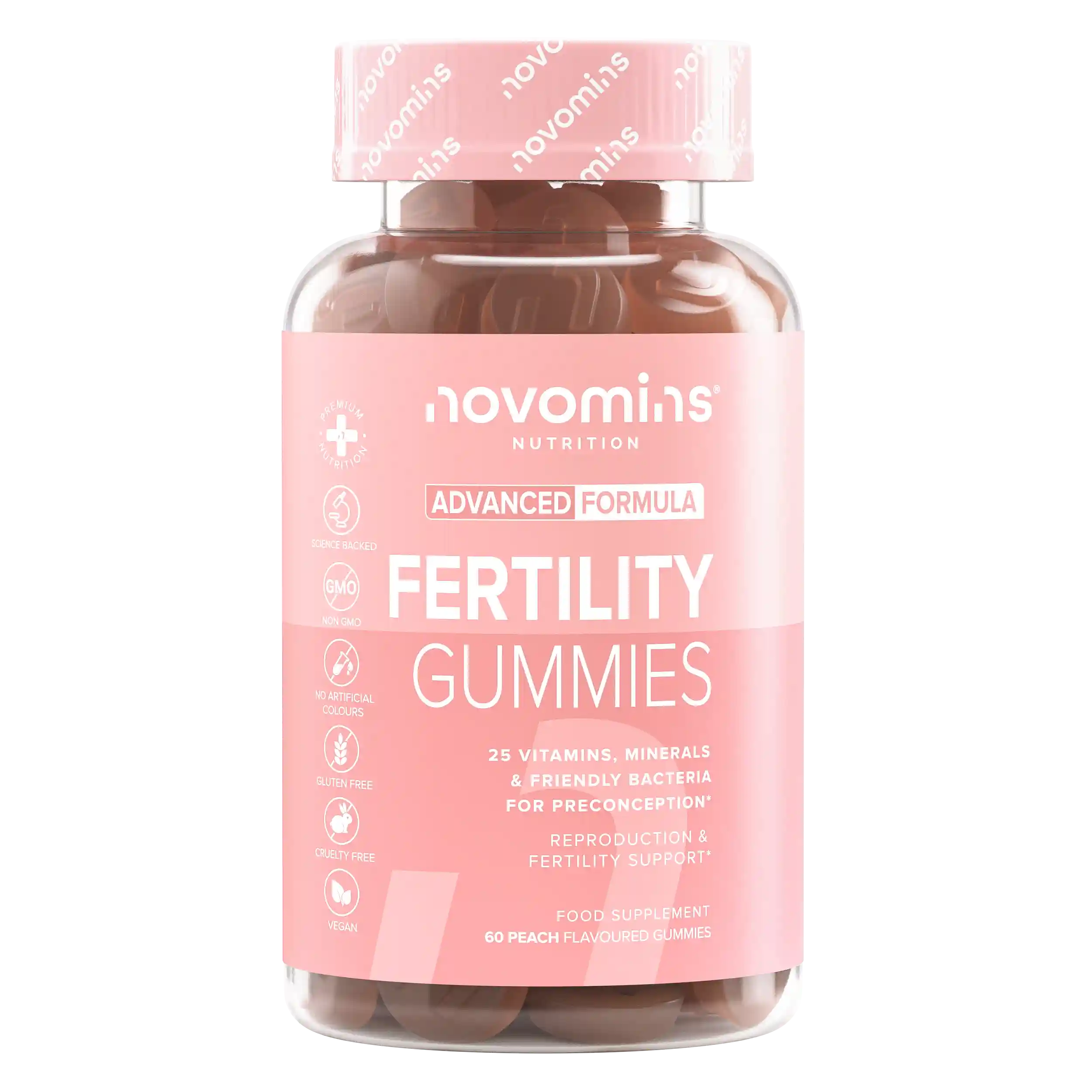 Buy Fertility Gummies |Conception Support | 400µg Folic Acid | Novomins ...