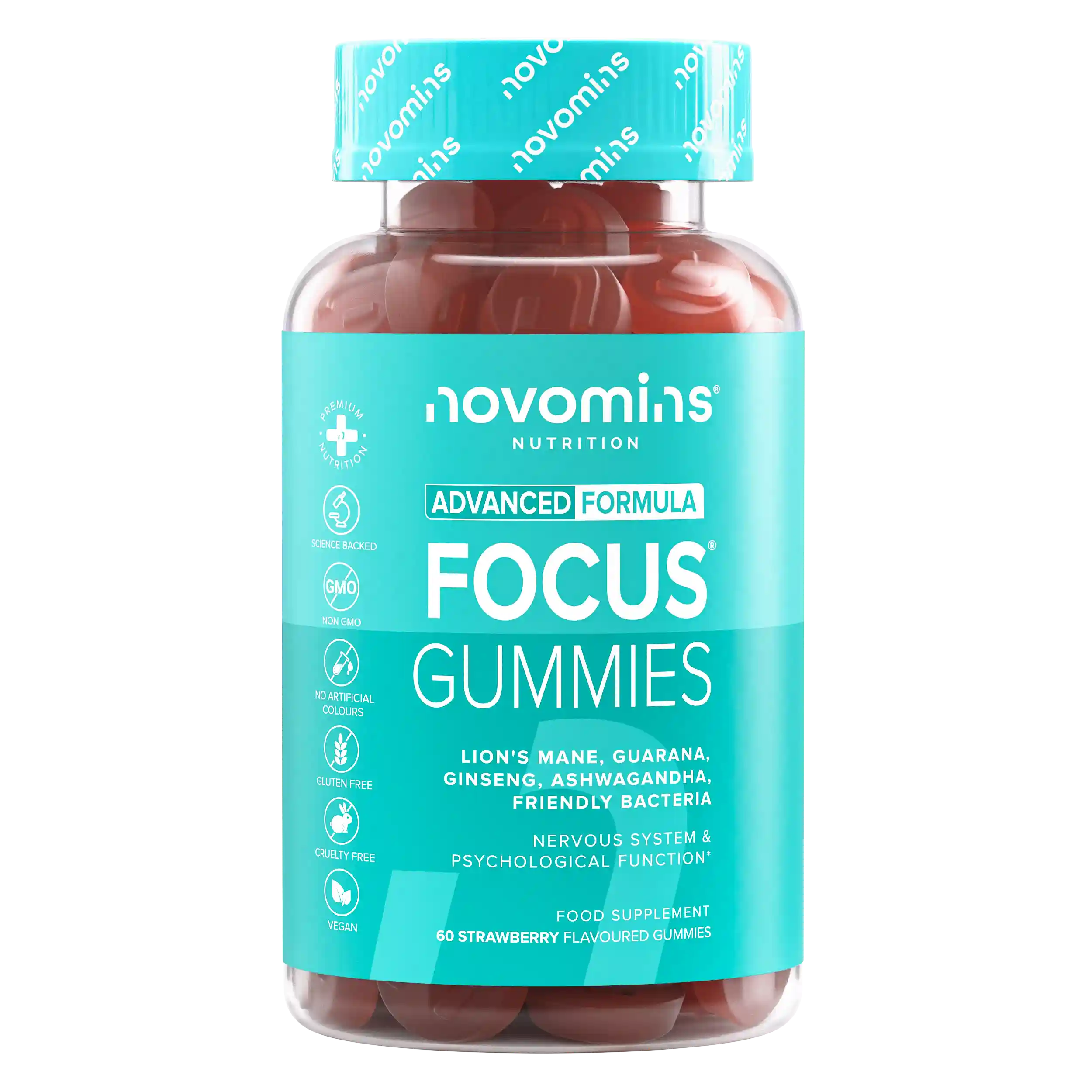 Focus Gummies | Mind & Mood | Study Support | Concentration | Novomins ...