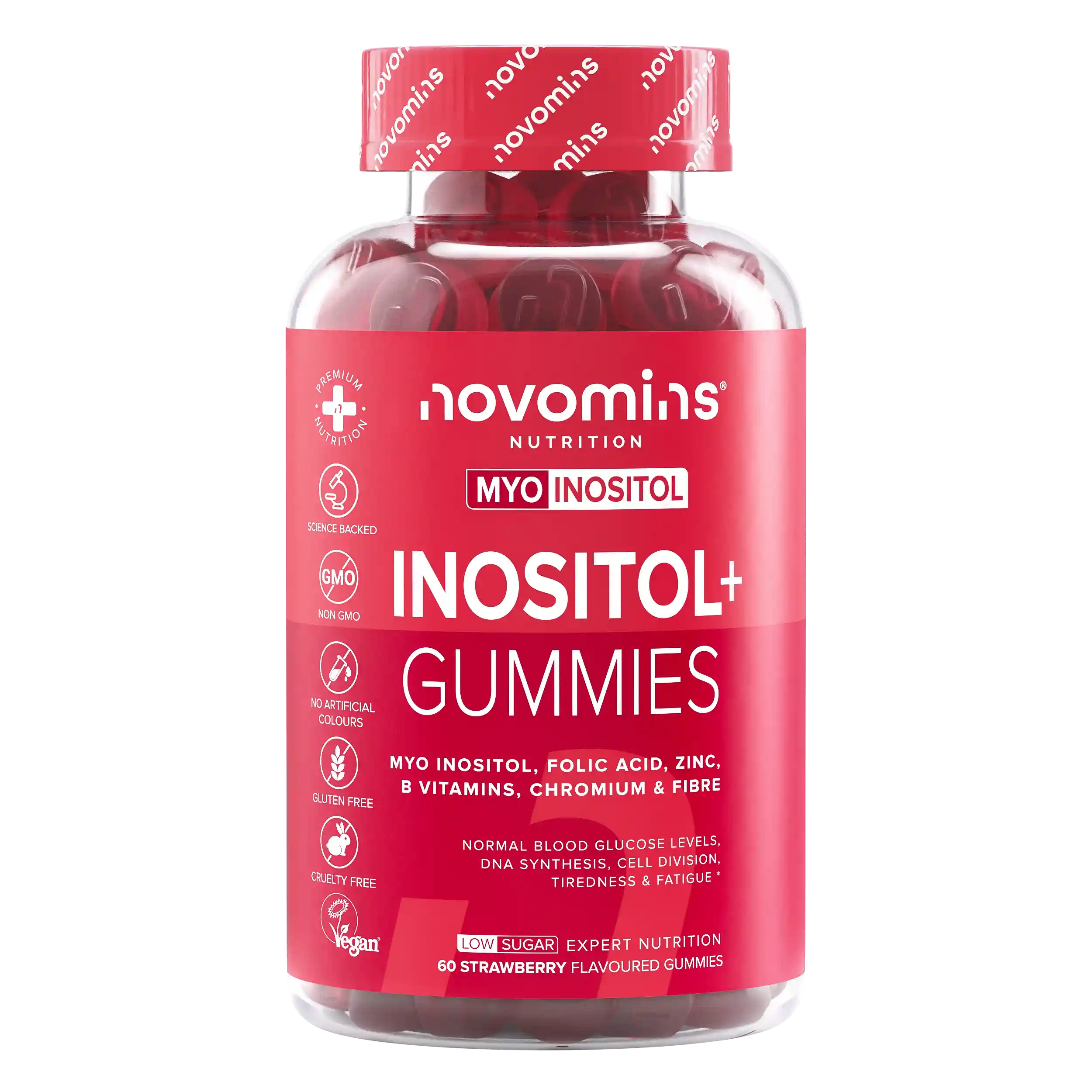Inositol Gummies | PCOS Supplement – Novomins Nutrition