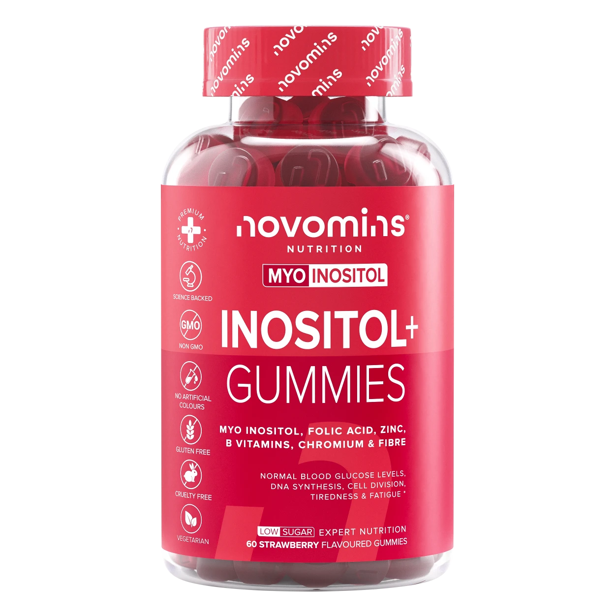 Inositol Gummies | PCOS Supplement – Novomins Nutrition