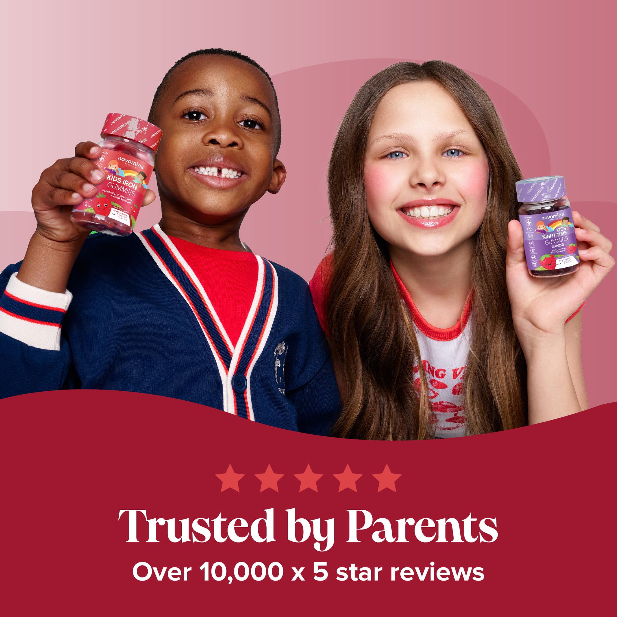 Kids Iron Gummies | Support Energy + Immunity – Novomins Nutrition
