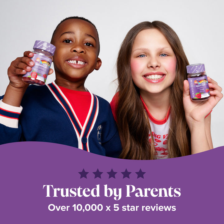 Kids Sleep Gummies | Natural Night Time | Sugar Free Blend | Novomins ...