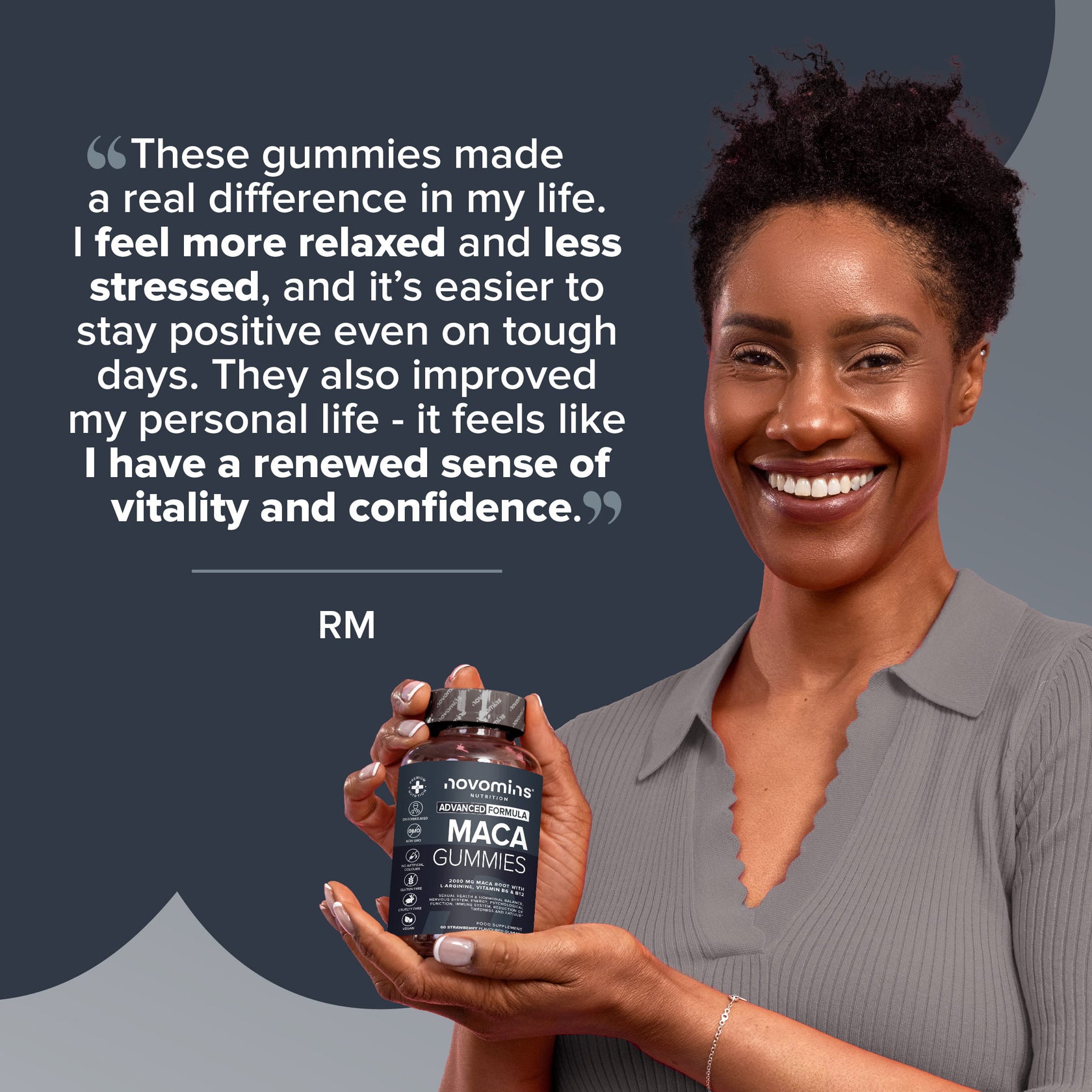 Black Maca Root Gummies | High Strength | Advanced Formula | Novomins ...