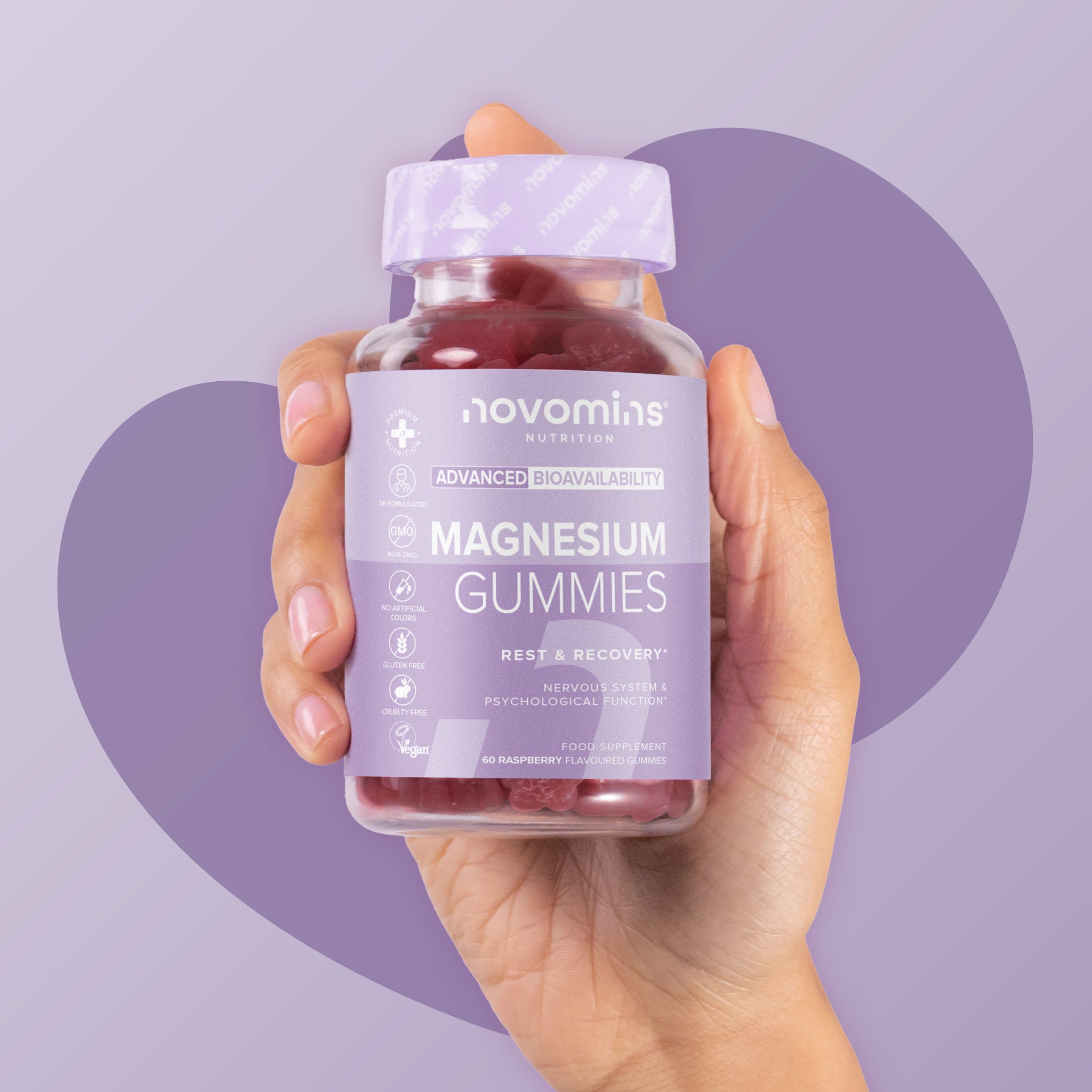 Magnesium Gummies | Essential Mineral Supplement | 60 Gummies ...
