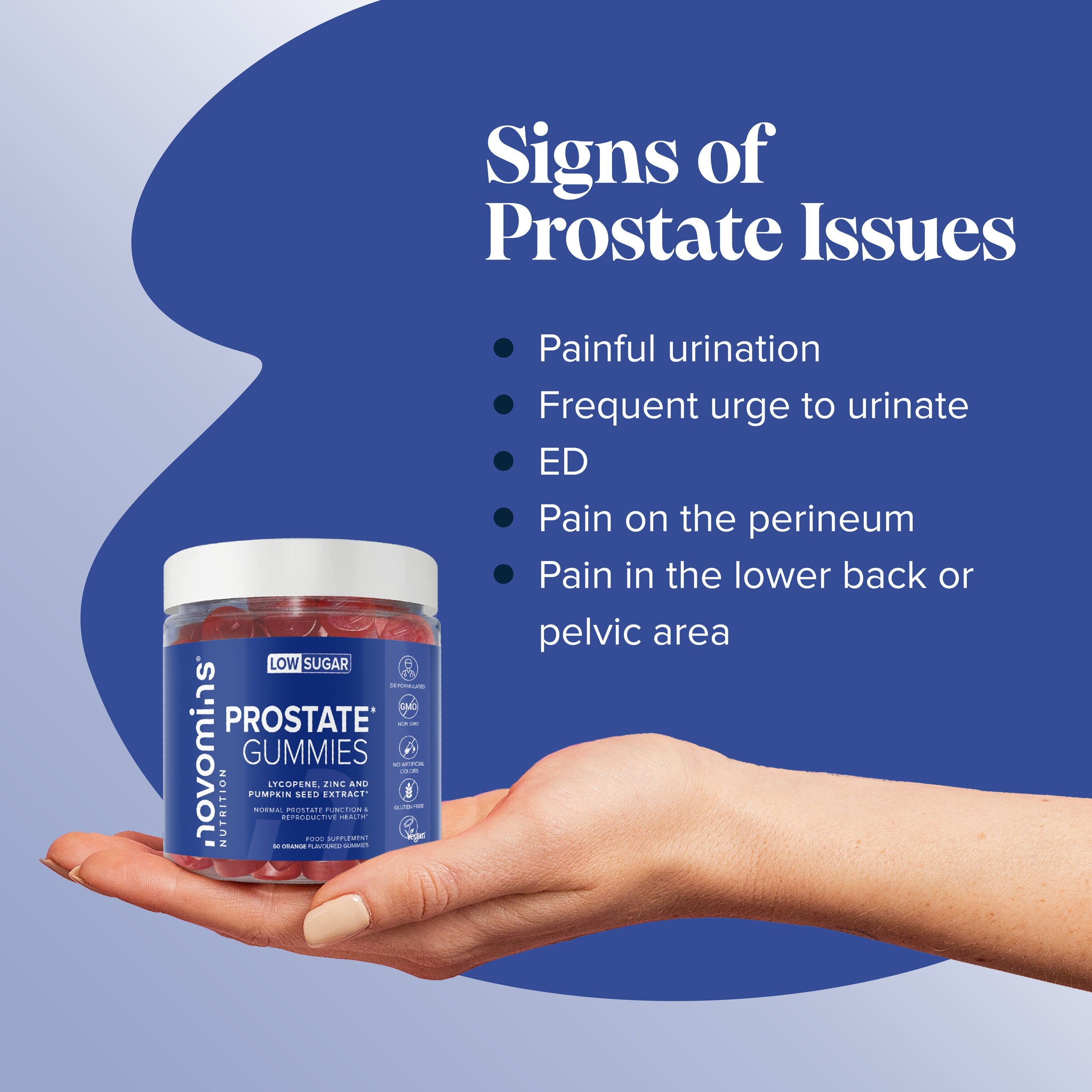 Prostate Gummies | Saw Palmetto | Prostate Health | Vegan | Sugar-Free ...