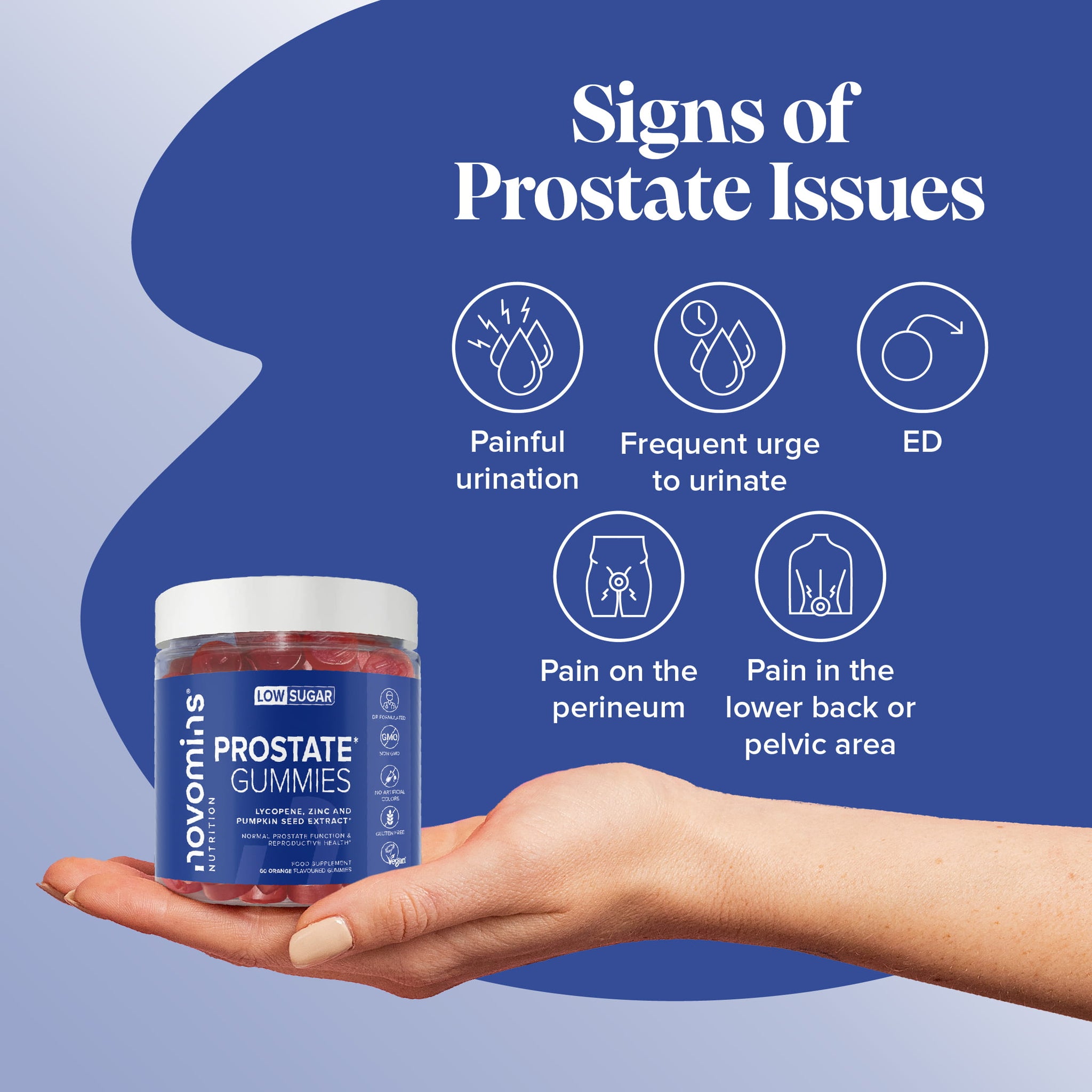 Prostate Gummies | Saw Palmetto | Prostate Health | Vegan | Sugar-Free ...