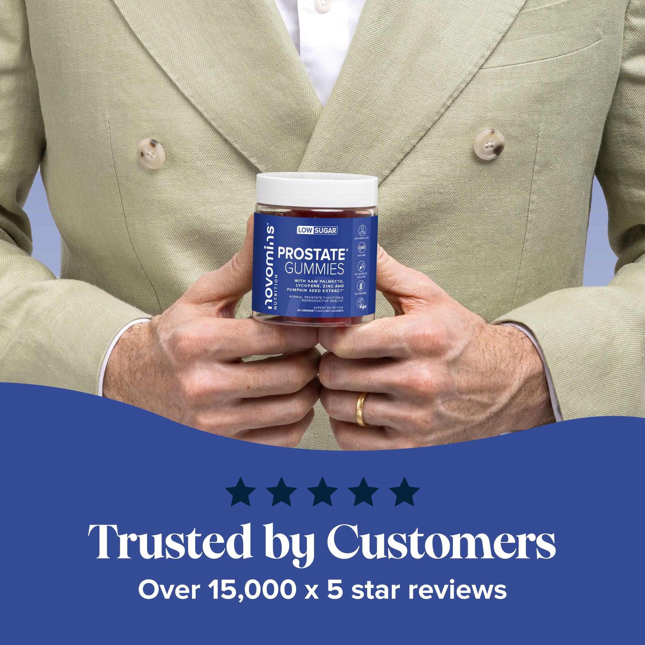 Prostate Gummies | Saw Palmetto | Prostate Health | Vegan | Sugar-Free ...