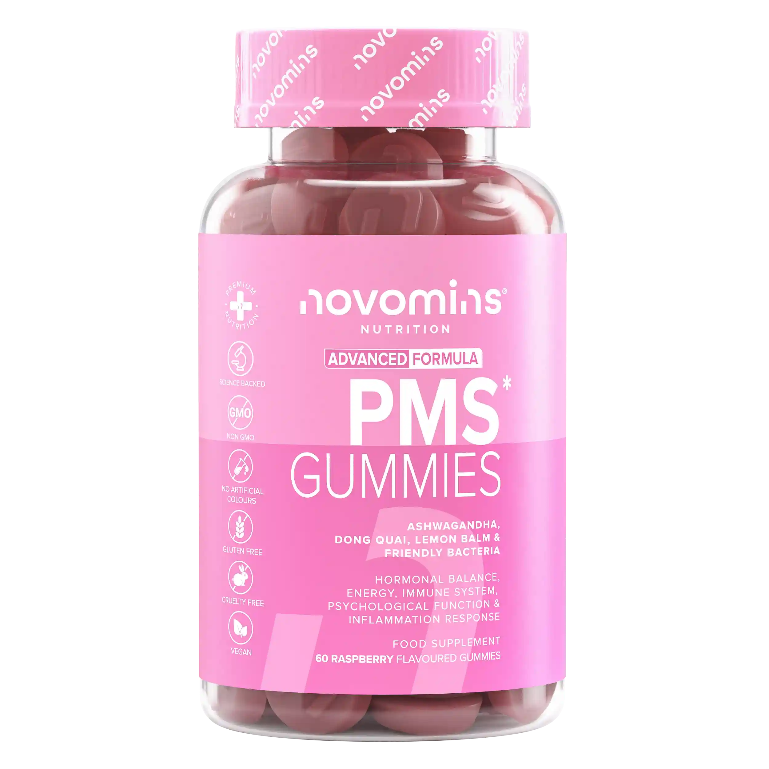 PMS Gummies | Premenstrual Support | Hormone + Gut Health | Novomins ...