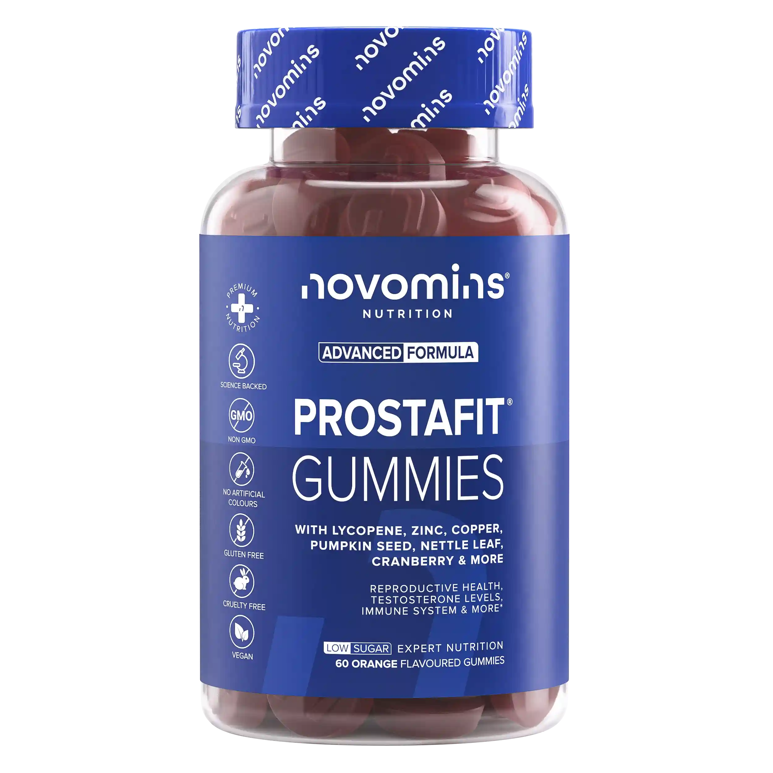 Prostate Gummies | Male Reproductive Health | Saw Palmetto | Novomins ...
