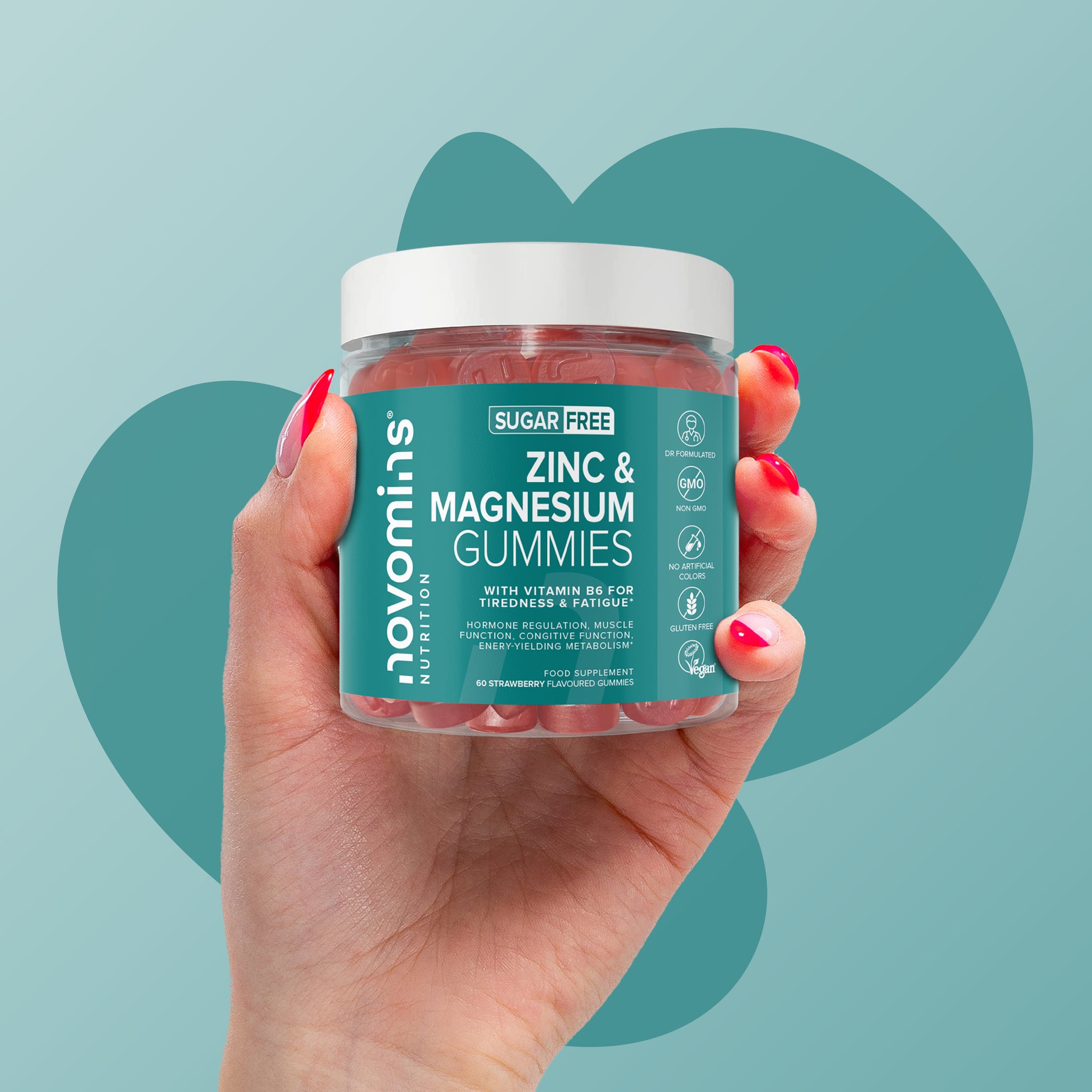 Zinc, Magnesium & Vitamin B6 Gummies | ZMA | High Strength | Sugar Free ...